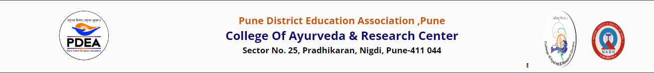 PDEA'S College Of Ayurveda & Research Center
